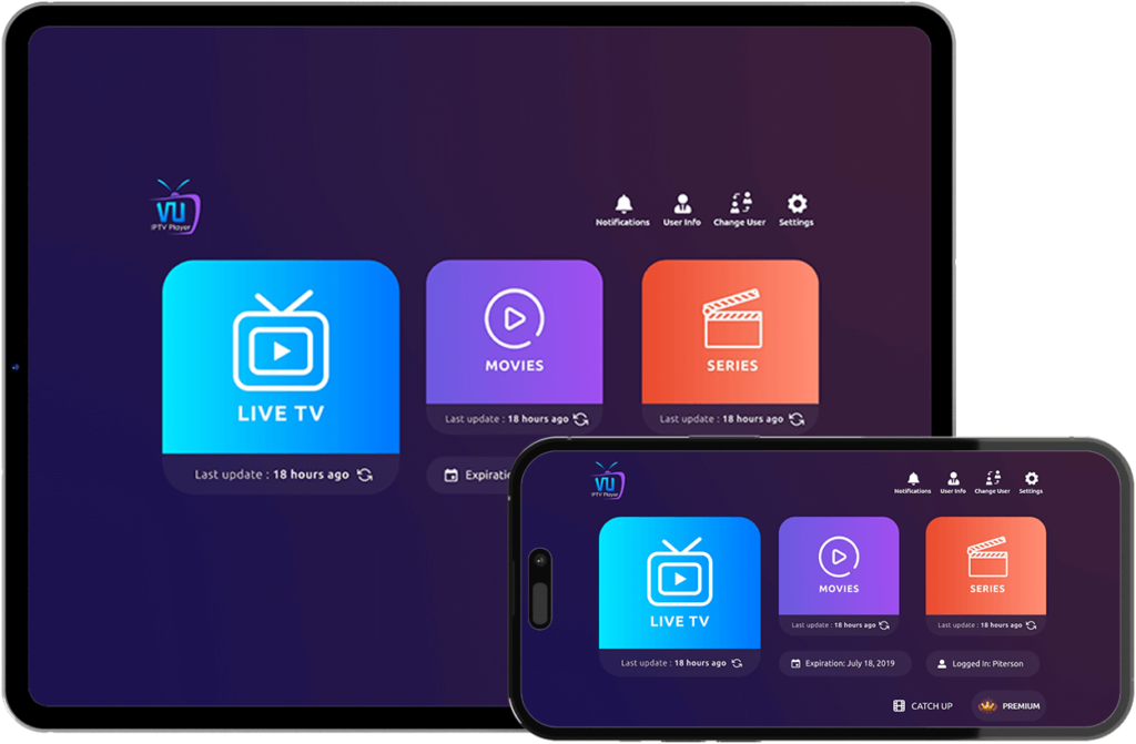 VU IPTV Player - Best IPTV Player